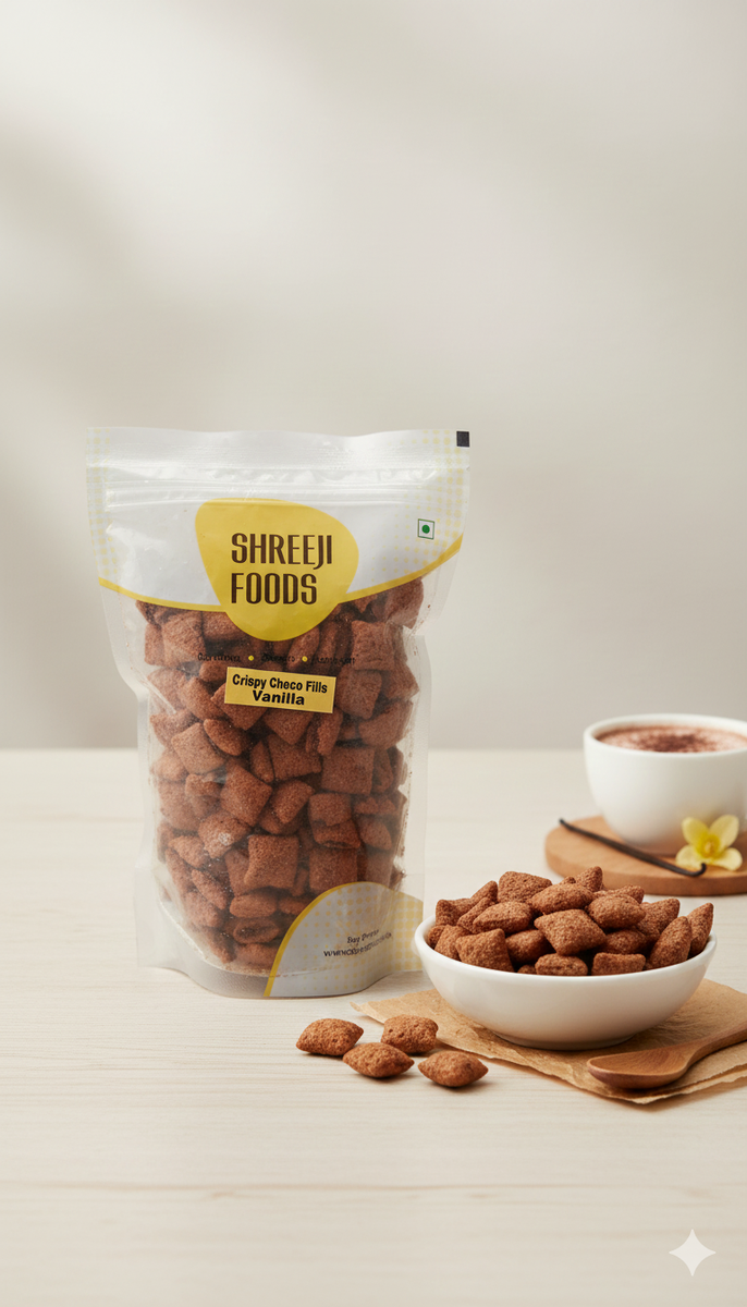 Crispy Choco Fills Vanilla - 200 gms – Shreeji Foods